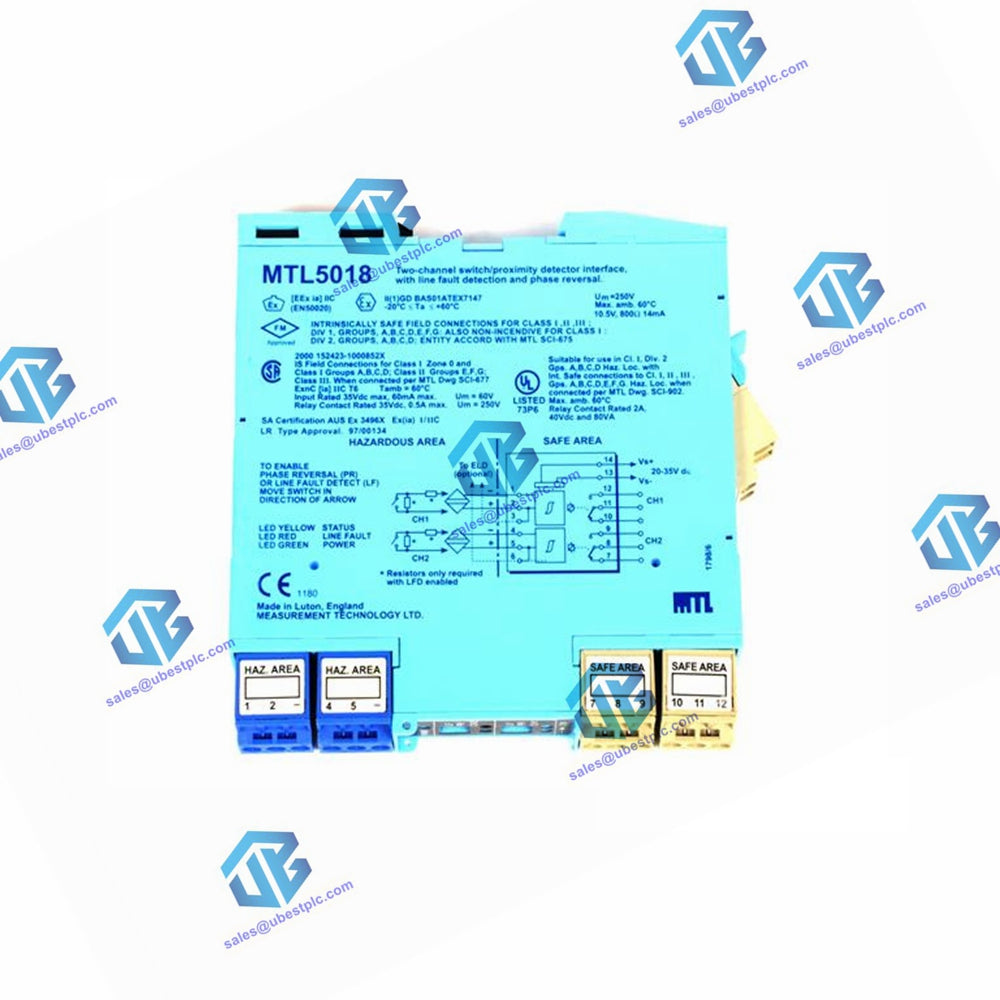 MTL5018 MTL | Switch/Proximity Detector Interface – Ubest Automation Limited