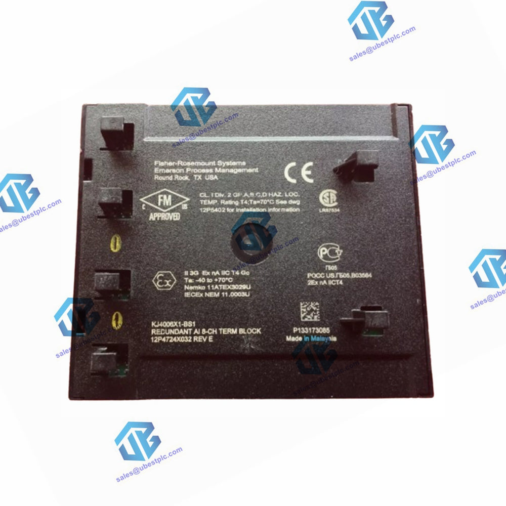 Emerson KJ4006X1-BS1 | Redundant AI 8-Channel Terminal Block – Ubest ...
