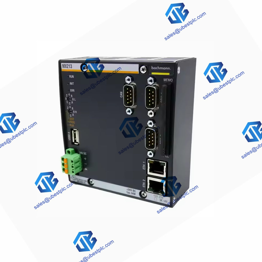 Bachmann MX 213 CPU Module | 256MB DRAM & Dual Ethernet – Ubest Automation Limited